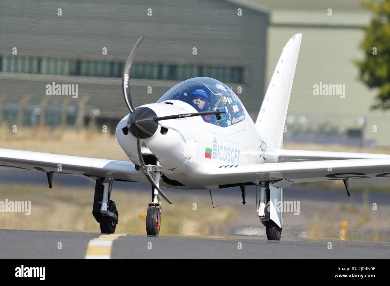17-year-old pilot Mack Rutherford lands at Biggin Hill Airport ...