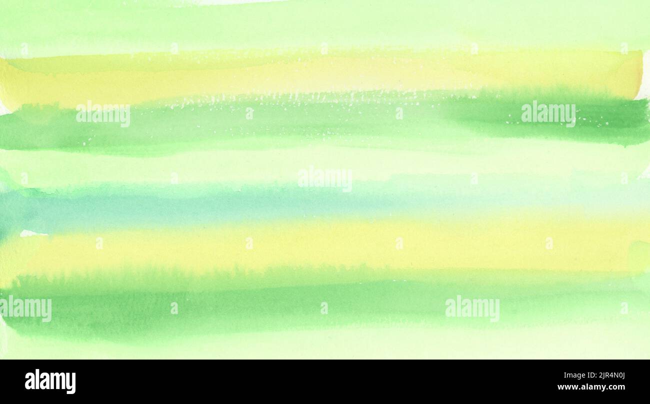 Green watercolour background hi-res stock photography and images - Alamy