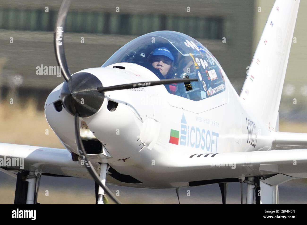17-year-old pilot Mack Rutherford lands at Biggin Hill Airport ...
