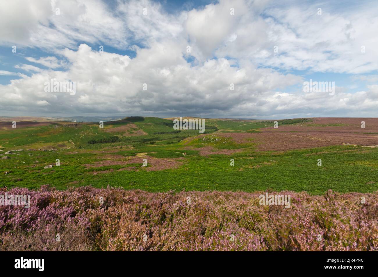 Carl Walk and Higger Tor in the Peak District National Park Stock Photo ...