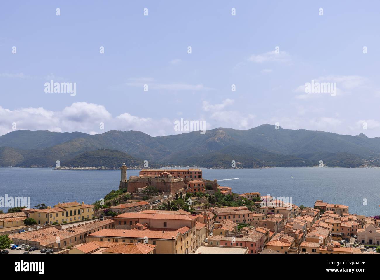 Stella Fortress was built in 1548 on one of the two hills above ...