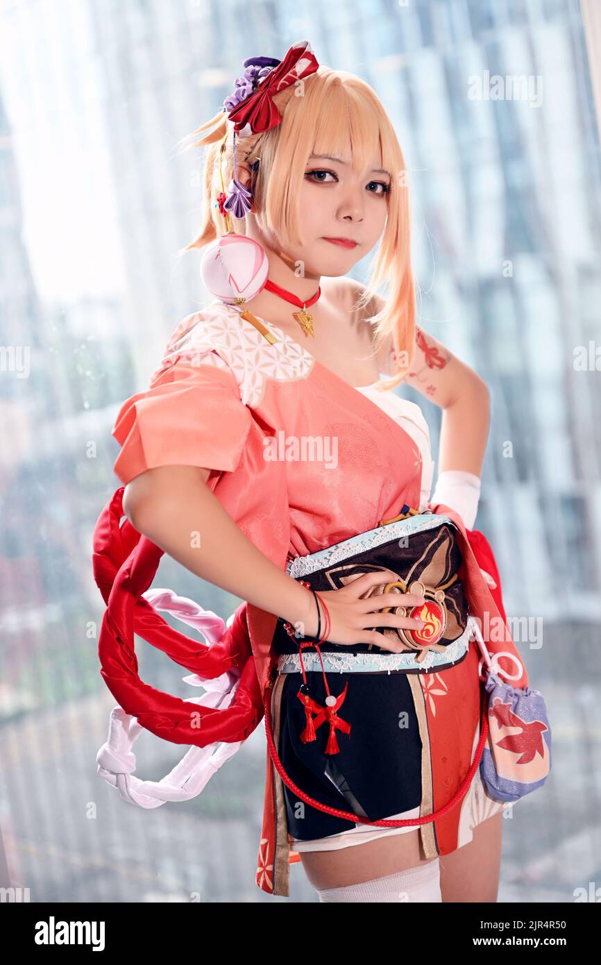 GUANGZHOU, CHINA - AUGUST 21, 2022 - Cosplayers at the CP2022SP Anime ...