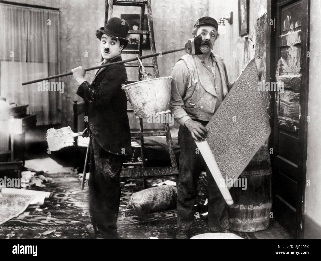 His new job chaplin hi-res stock photography and images - Alamy