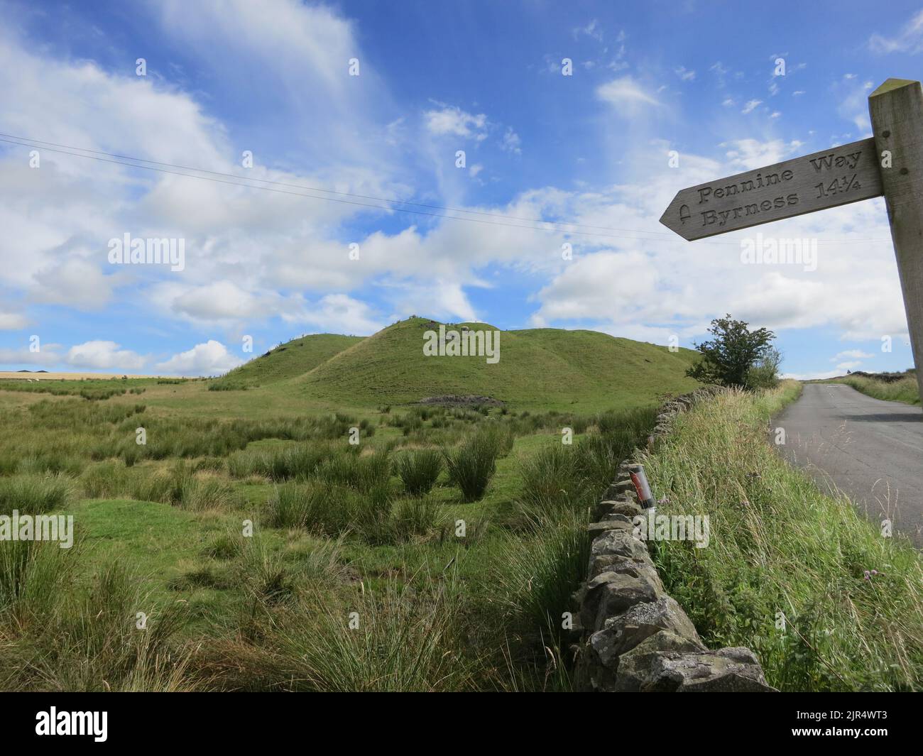 The Pennine Way National Trail Long-distance hiking trail. England. UK ...