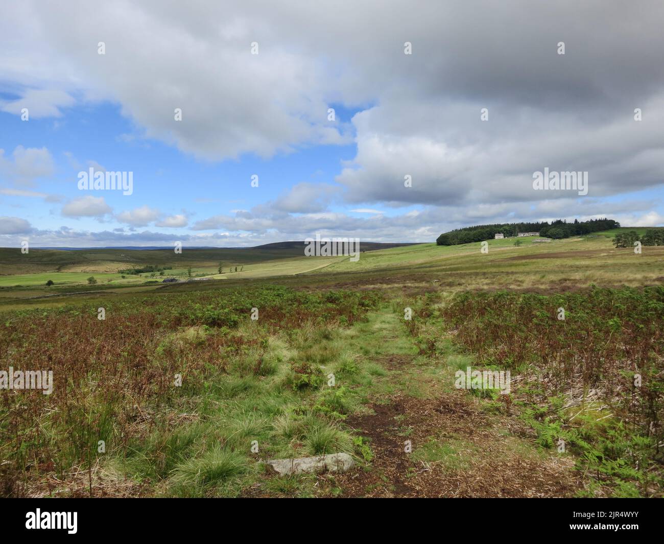 The Pennine Way National Trail Long-distance hiking trail. England. UK ...