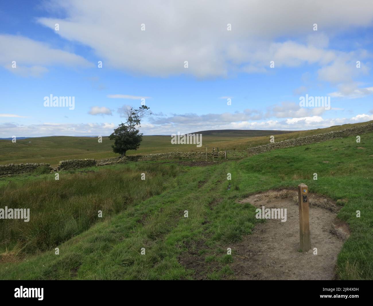The Pennine Way National Trail Long-distance hiking trail. England. UK ...