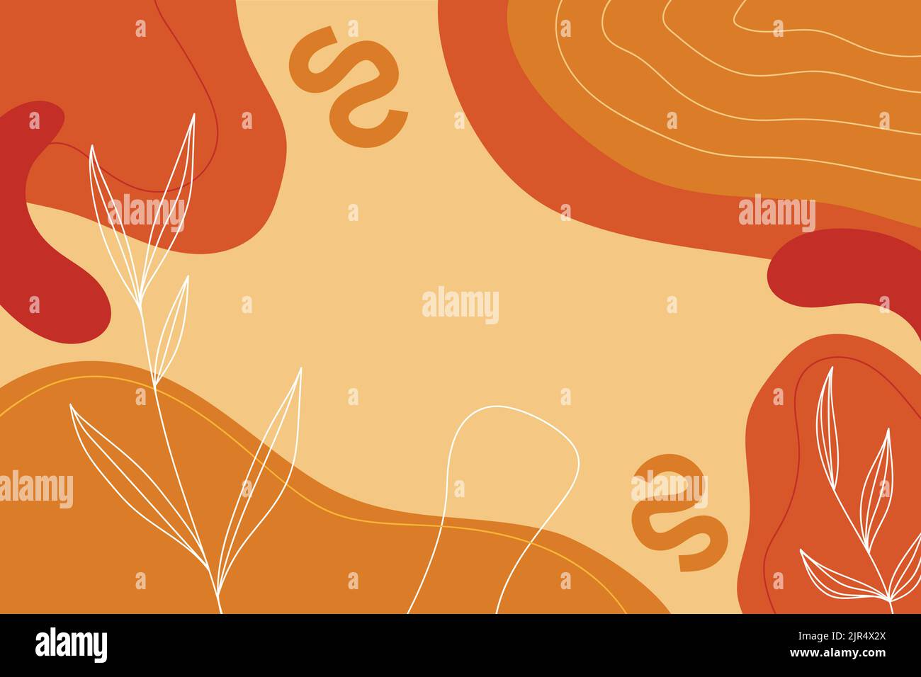 Hand drawn terracotta background Vector illustration Stock Vector Image ...