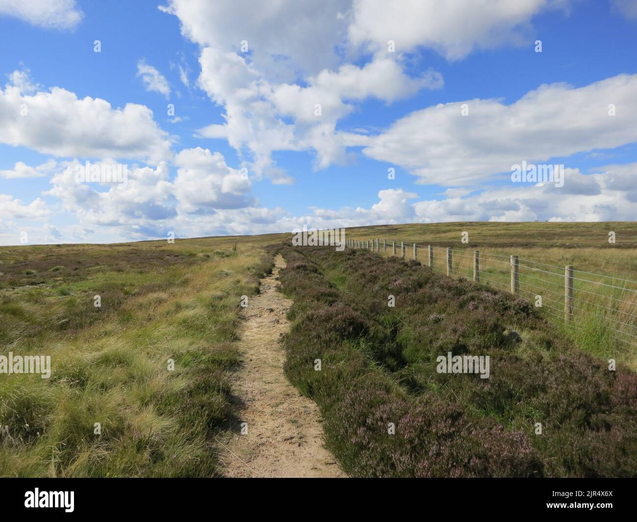 The Pennine Way National Trail Long-distance hiking trail. England. UK ...