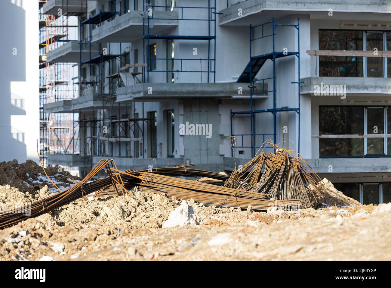 Steel sheath steel for reinforcing reinforced concrete columns Stock ...