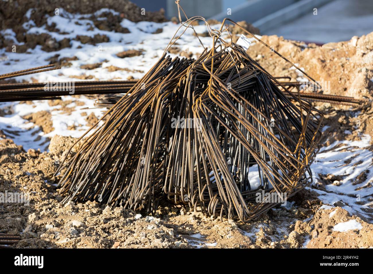 Steel sheath steel for reinforcing reinforced concrete columns Stock ...