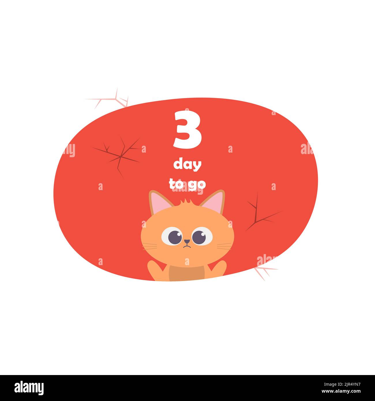 3 day Left Badges and Stickers. Number of day left Stock Vector Image ...