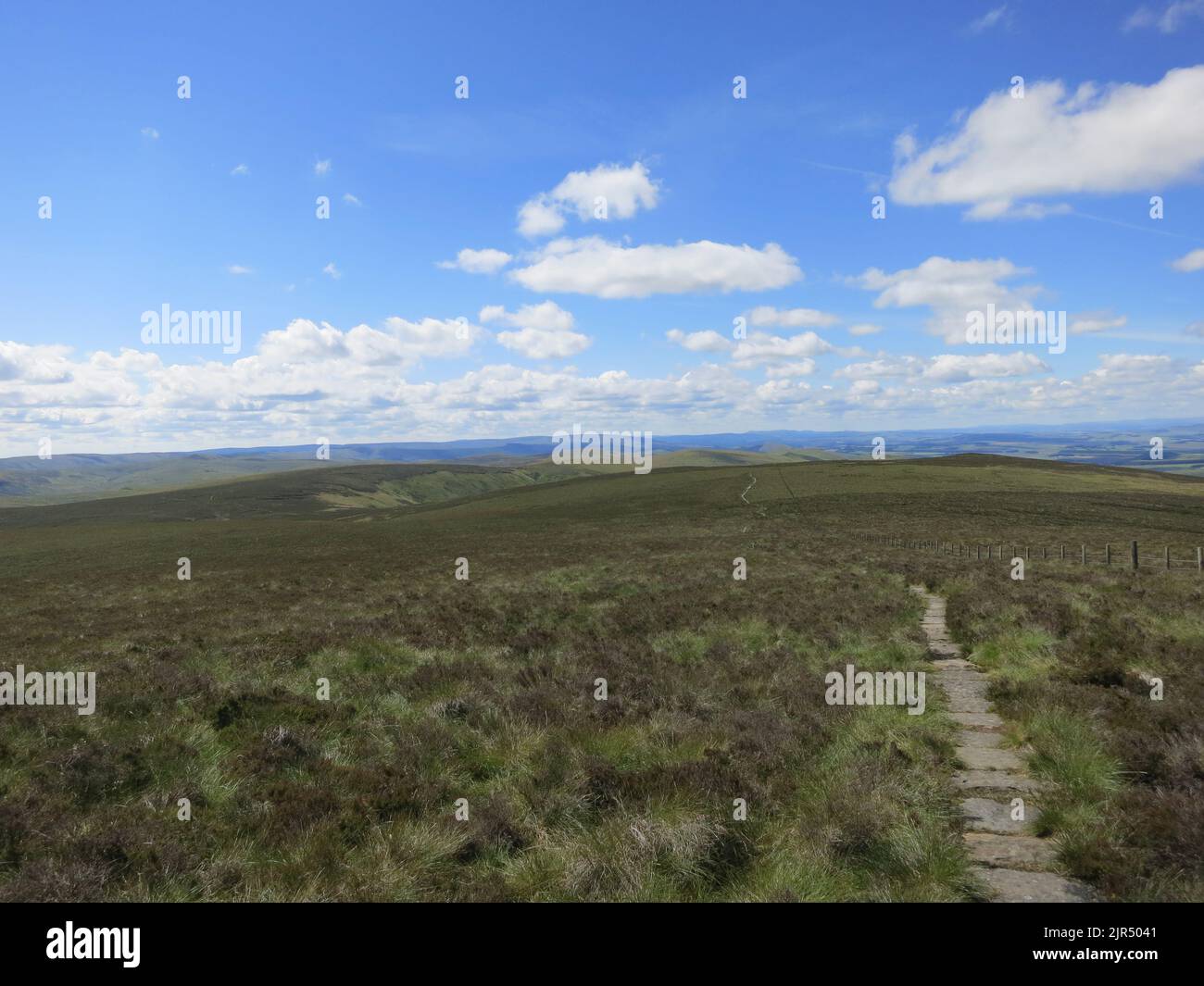 The Pennine Way National Trail Long-distance hiking trail. England. UK ...