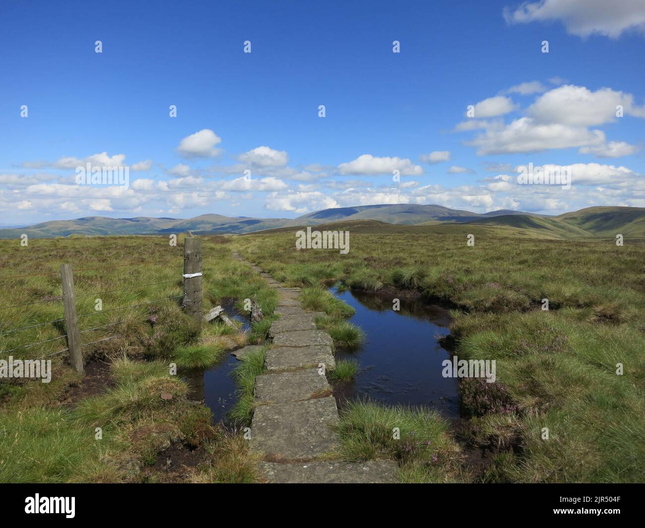 The Pennine Way National Trail Long-distance hiking trail. England. UK ...