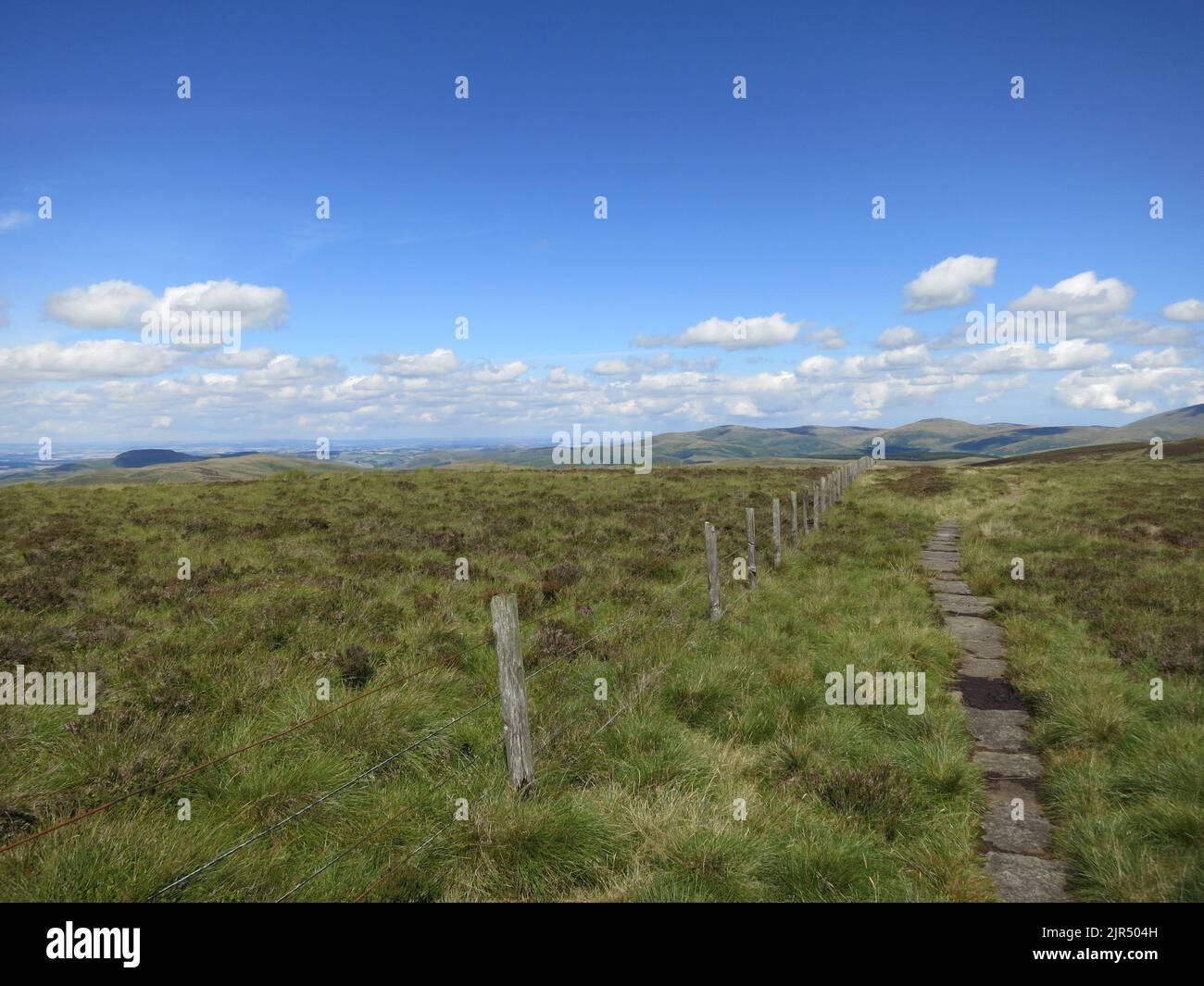 The Pennine Way National Trail Long-distance hiking trail. England. UK ...