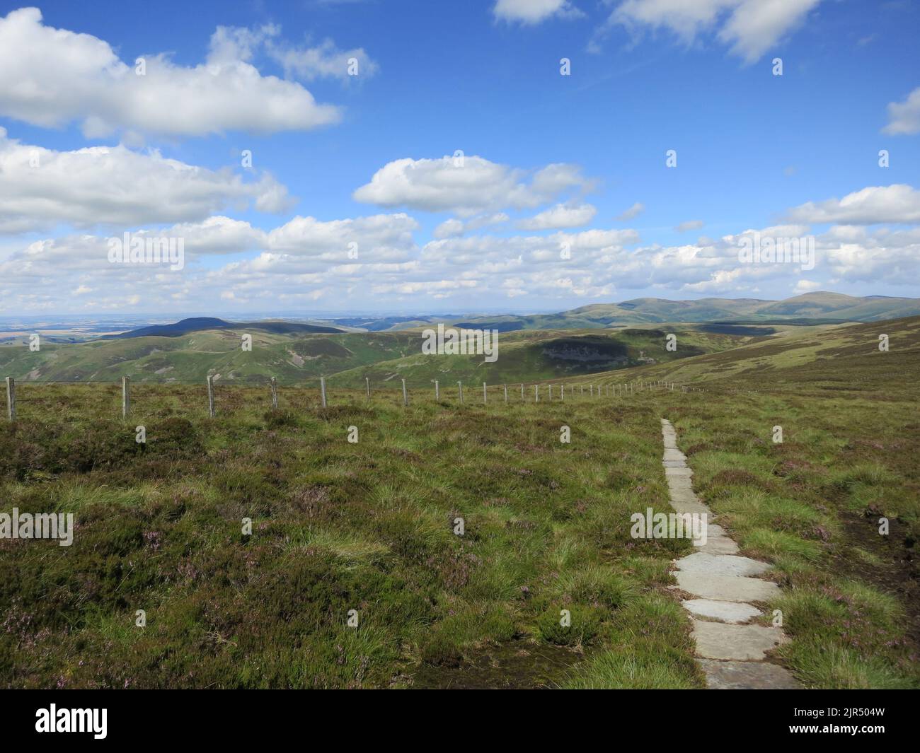 The Pennine Way National Trail Long-distance hiking trail. England. UK ...