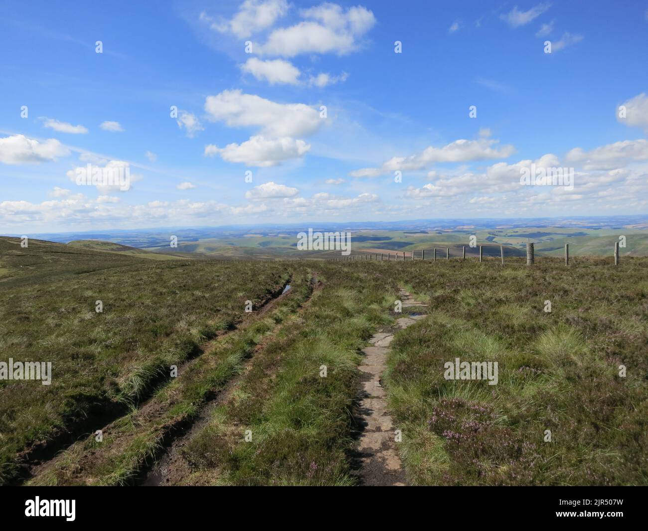 The Pennine Way National Trail Long-distance hiking trail. England. UK ...