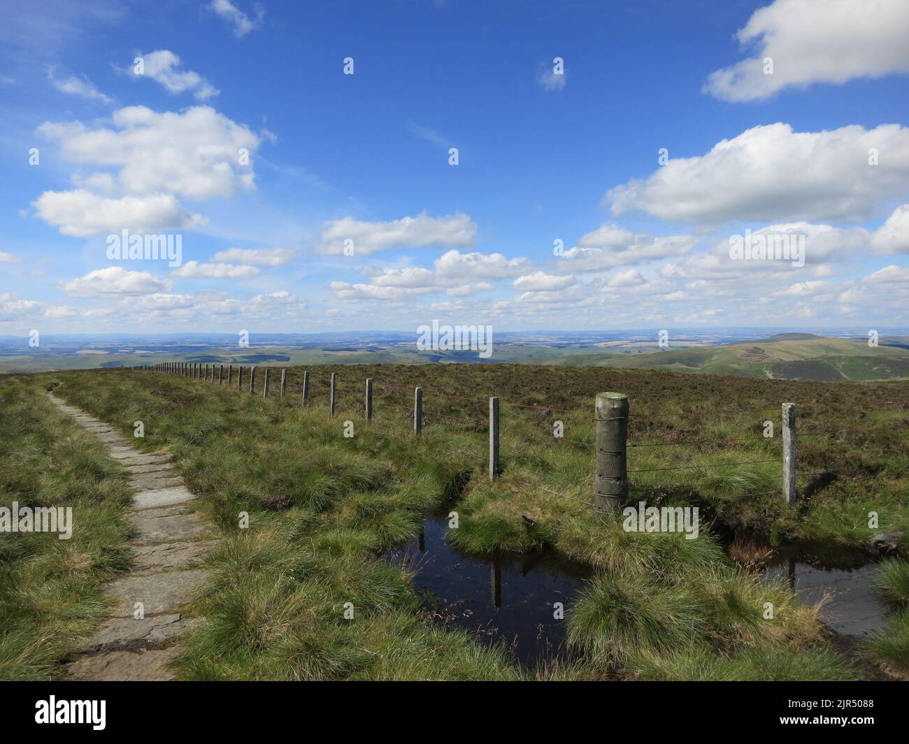 The Pennine Way National Trail Long-distance hiking trail. England. UK ...