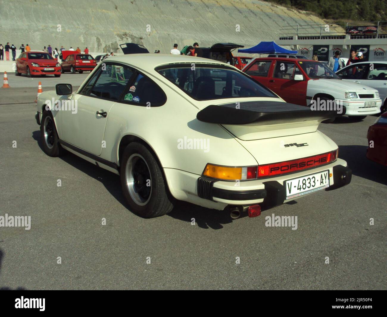 A modern Germany fast car Porsche 911 parked in track Stock Photo - Alamy
