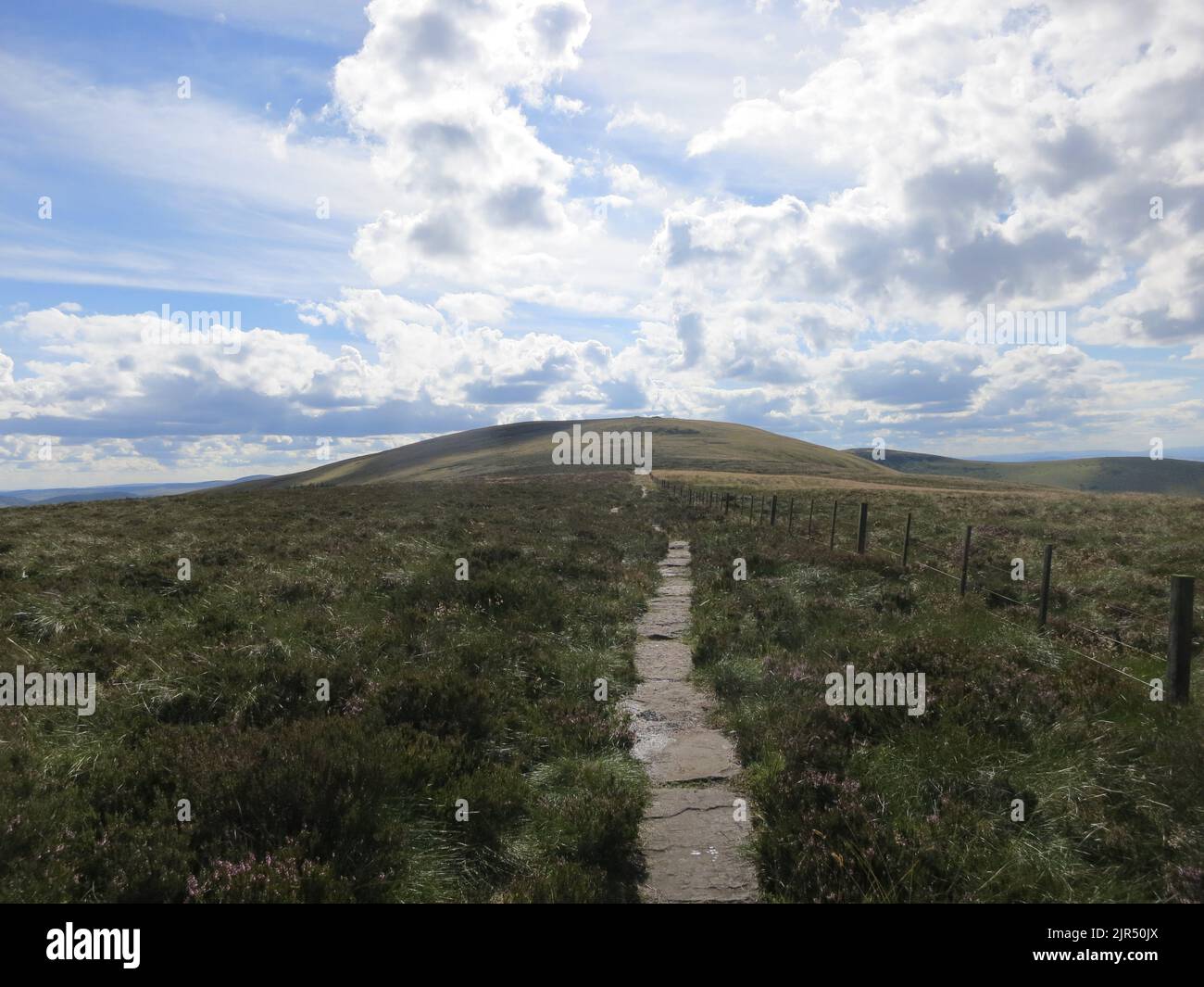 The Pennine Way National Trail Long-distance hiking trail. England. UK ...