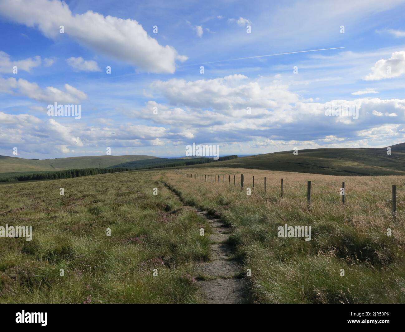 The Pennine Way National Trail Long-distance hiking trail. England. UK ...