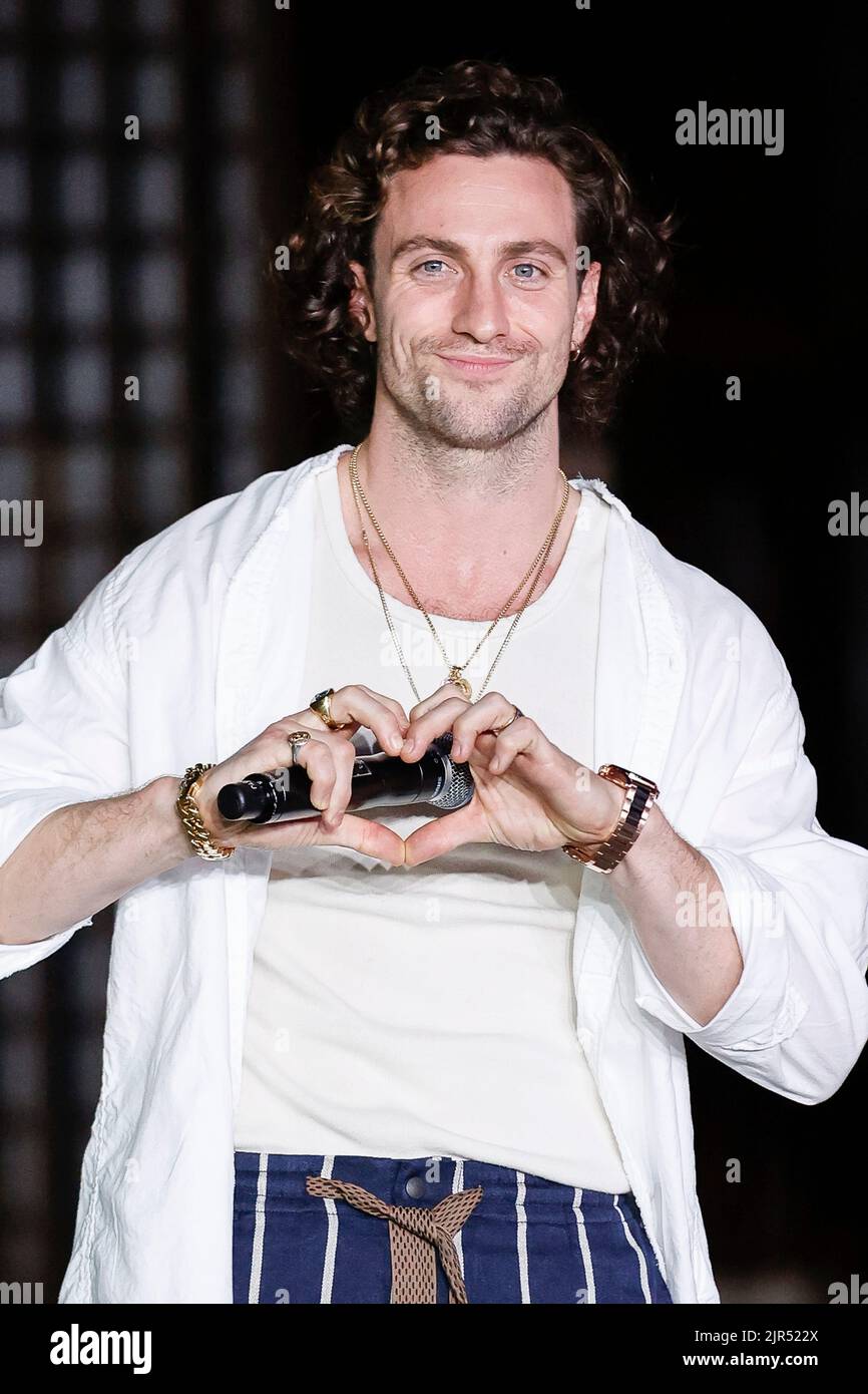 August 22, 2022, Tokyo, Japan: Actor Aaron Taylor-Johnson attends a ...