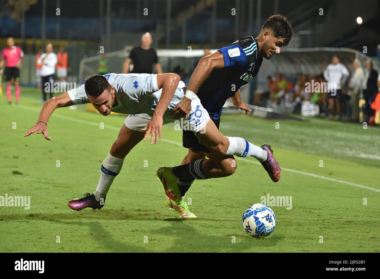 Arena Garibaldi, Pisa, Italy, August 21, 2022, Luca Vignali (Como) and ...