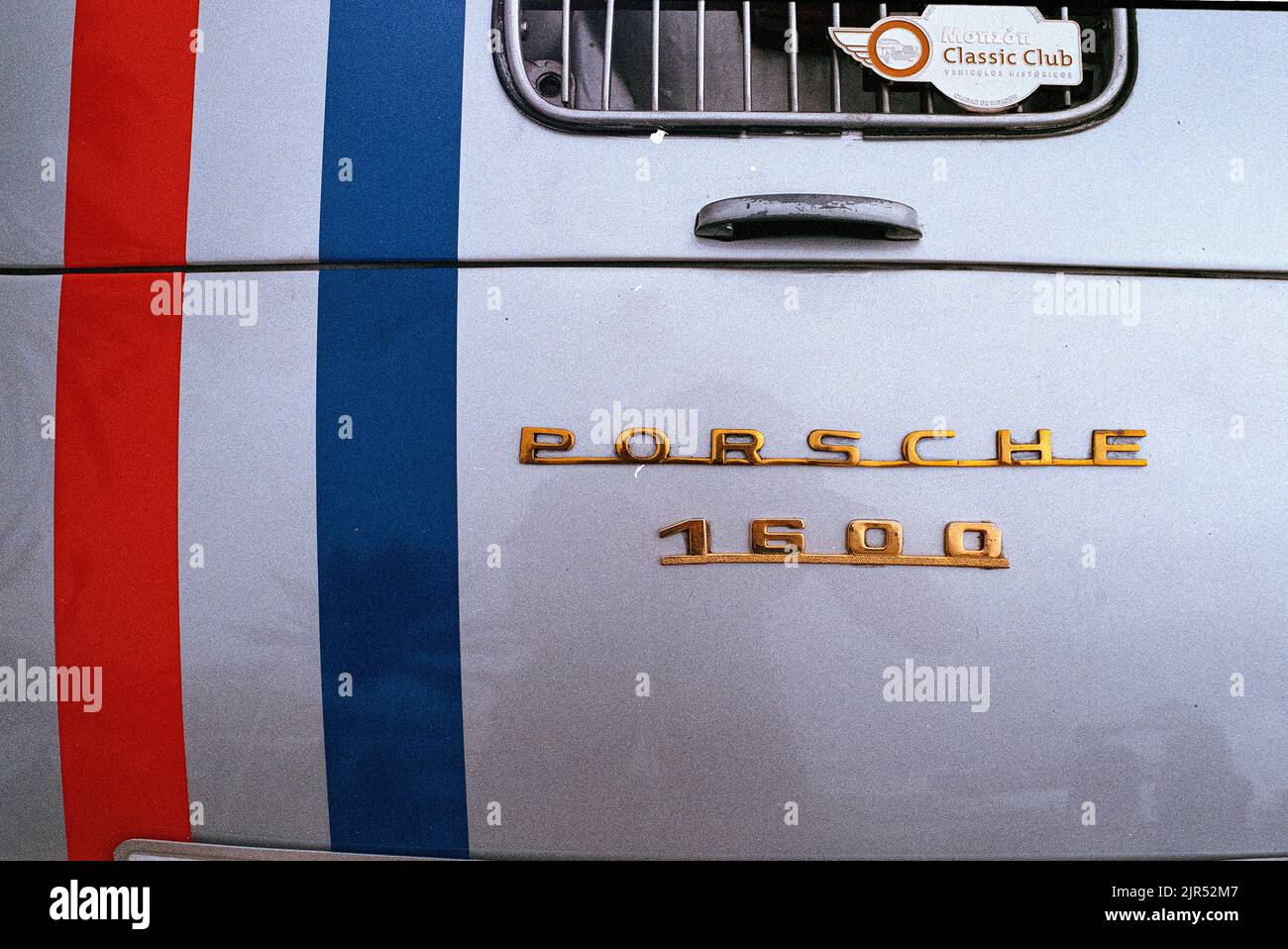 A closeup of Classic and historic German sport car Porsche 356 in ...