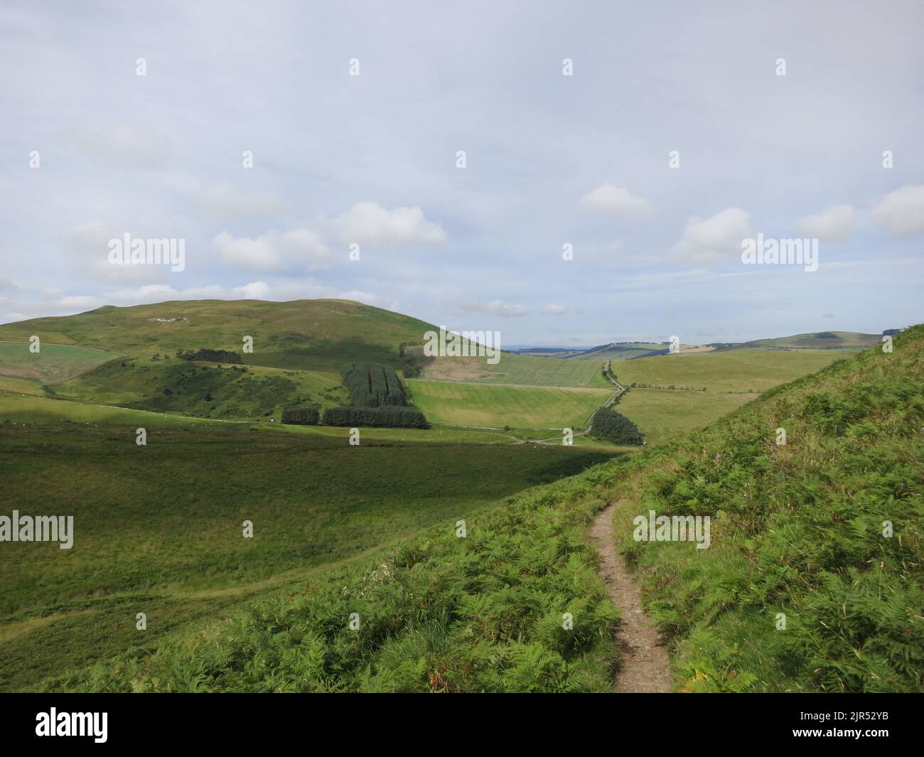 The Pennine Way National Trail Long-distance hiking trail. England. UK ...