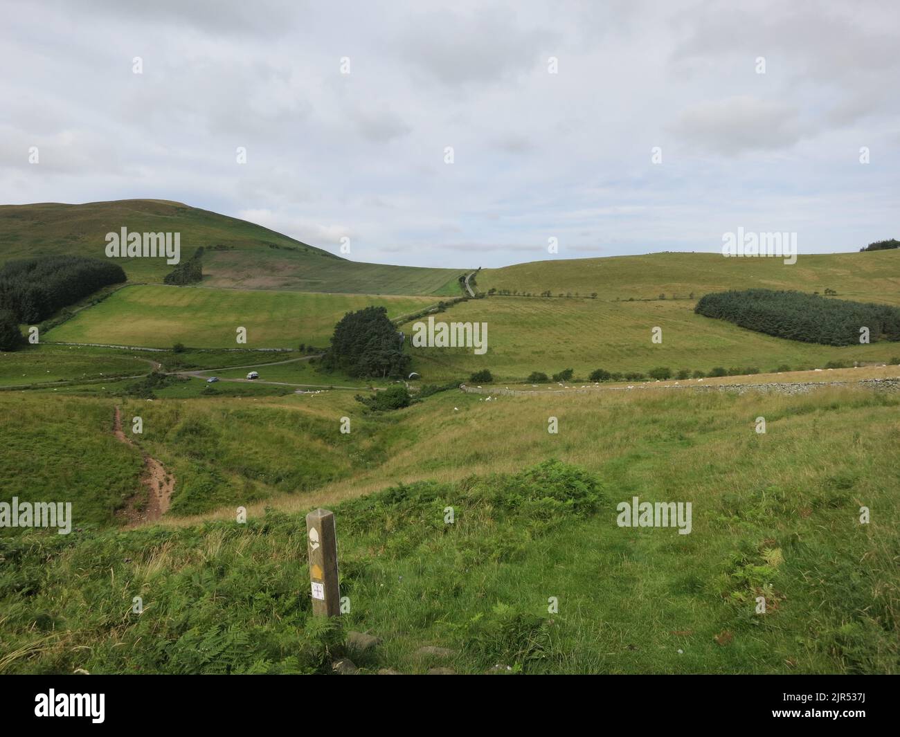 The Pennine Way National Trail Long-distance hiking trail. England. UK ...