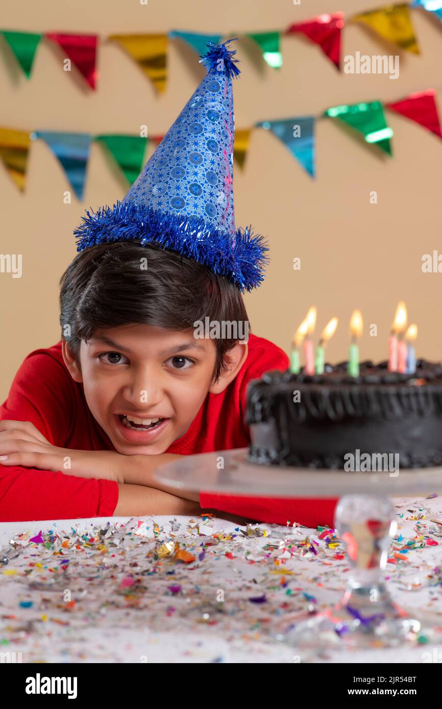 Boy male child celebrating enjoyment hi-res stock photography and ...