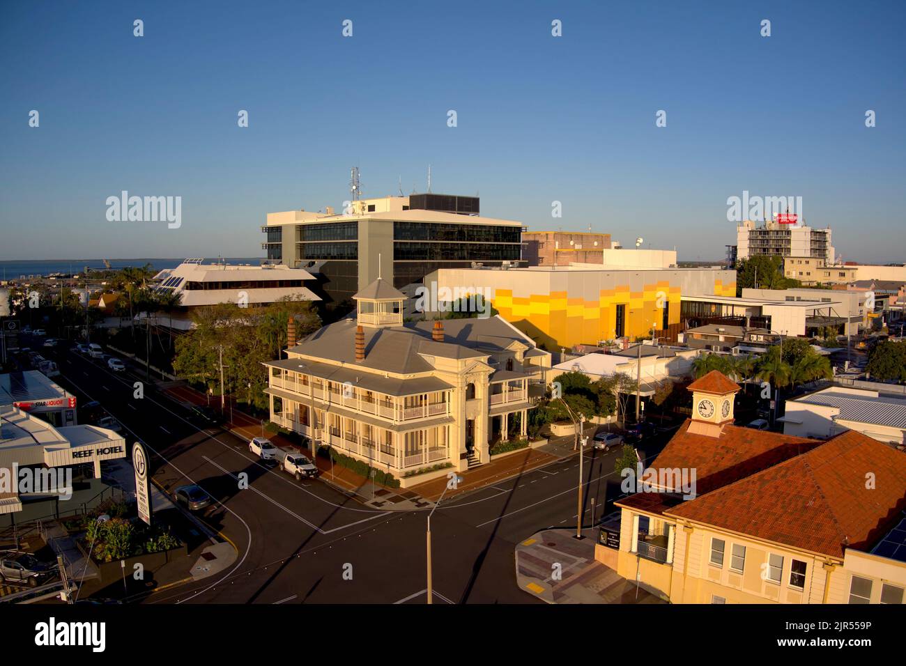 Aerial of Kullaroo House formerly the Commercial Banking Company of ...