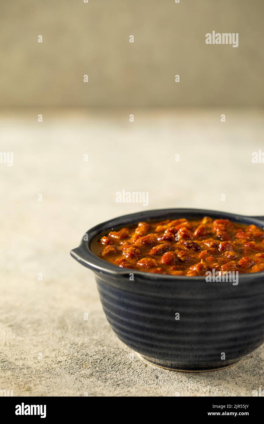 A BOWL OF RAJMA CURRY SERVED HOT Stock Photo - Alamy