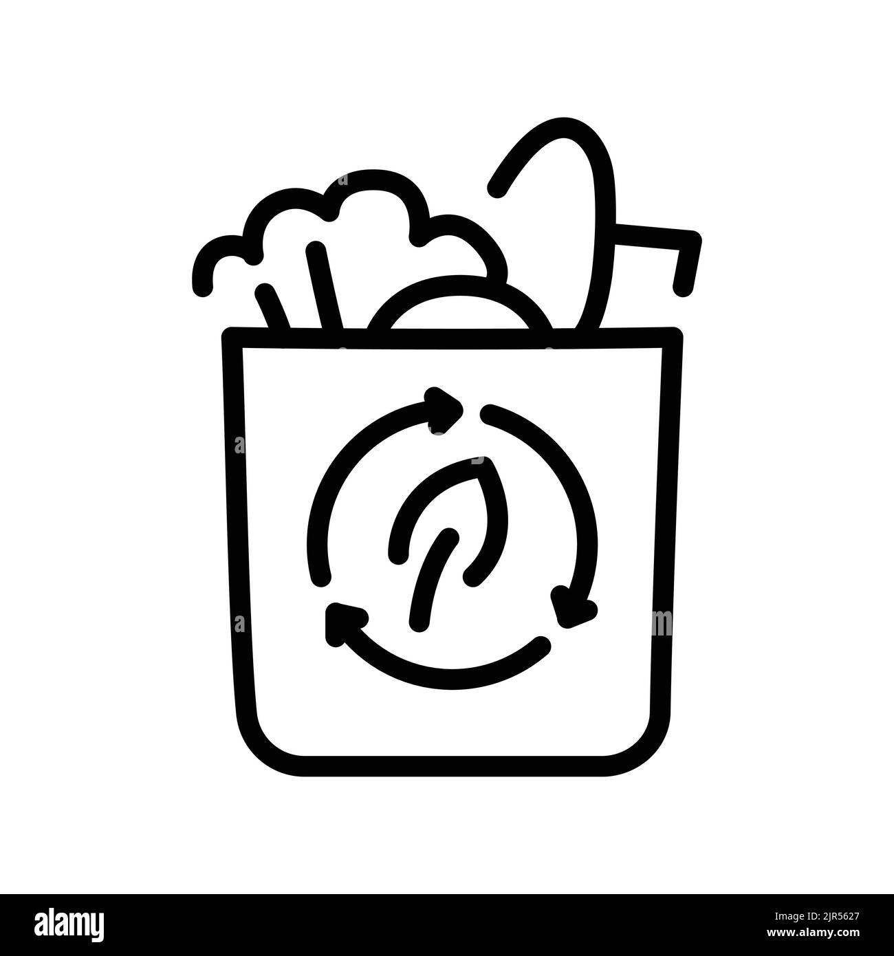 Eco food olor line icon. Pictogram for web page Stock Vector Image ...