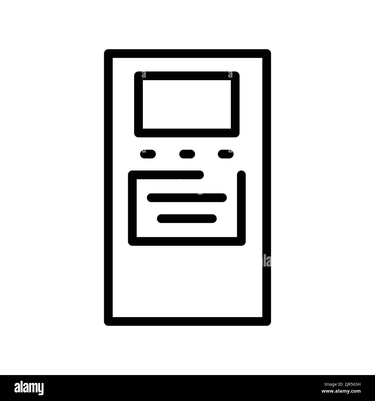 Shield olor line icon. Pictogram for web page Stock Vector Image & Art ...