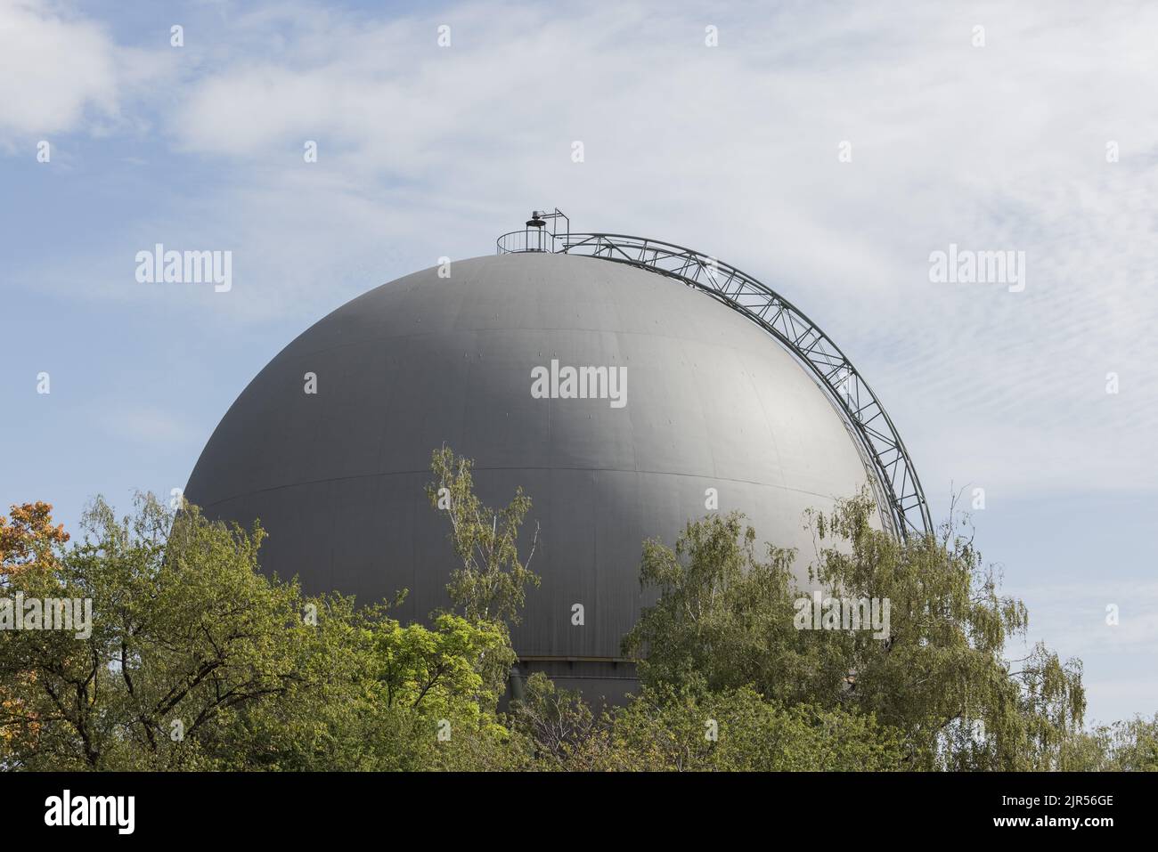 Cologne, Germany. 22nd Aug, 2022. A decommissioned spherical gas ...