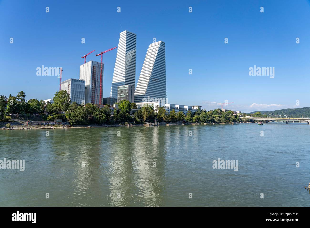 Roche tower basel hi-res stock photography and images - Alamy