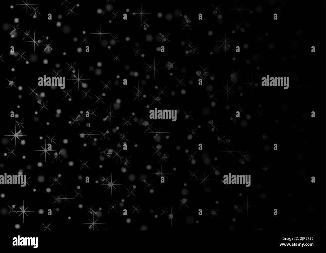 Christmas background sparkling lights Black and White Stock Photos ...