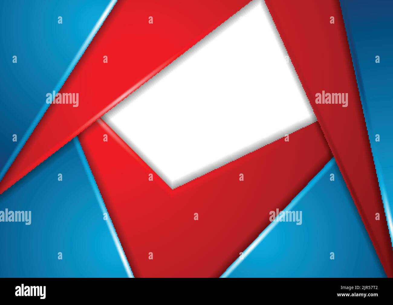 Colorful abstract corporate modern background. Blue and red contrast ...