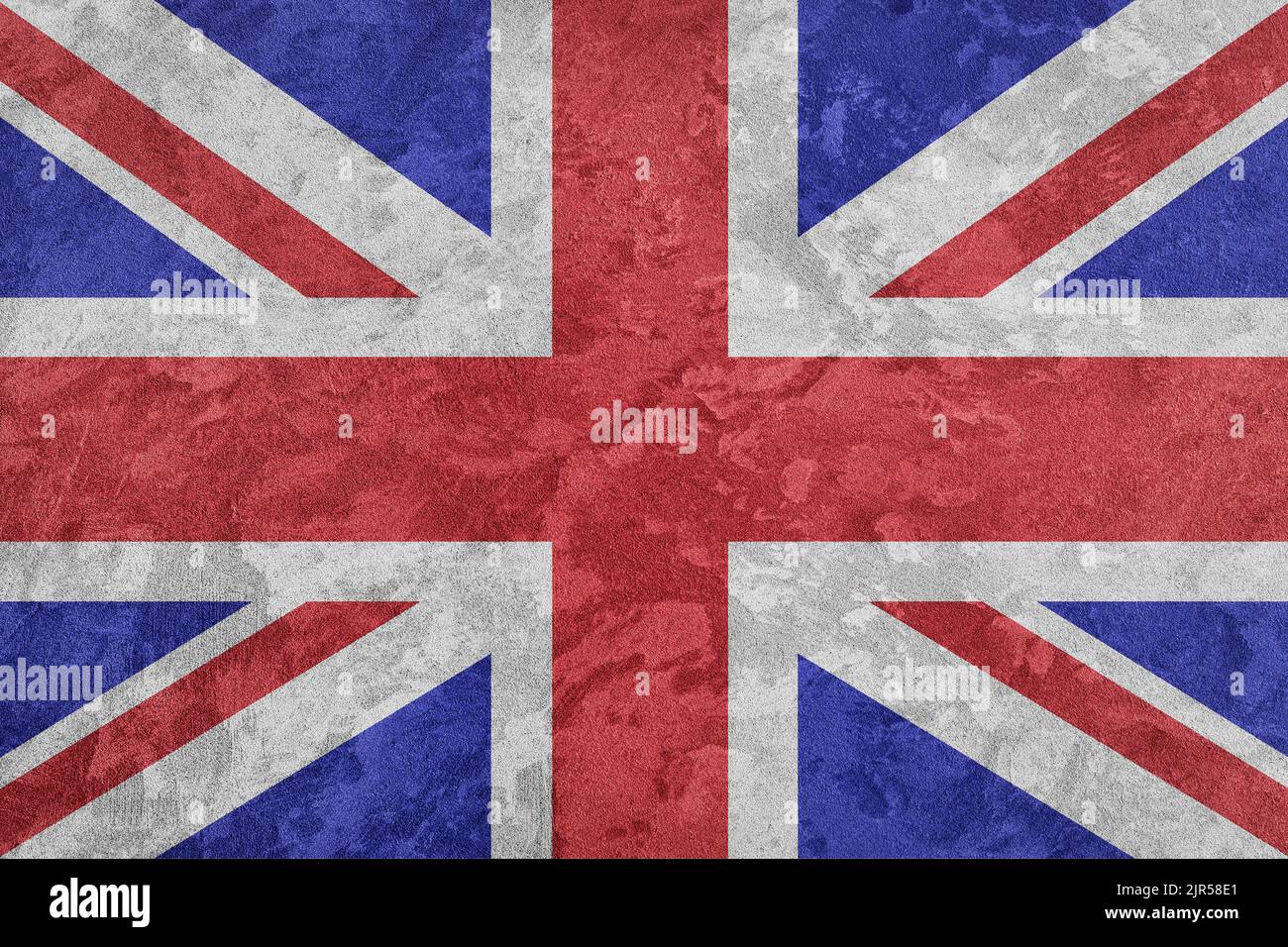 Flag of the Great Britain on a grunge vintage texture Stock Photo - Alamy