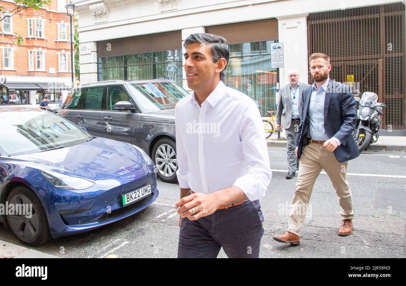London, England, UK. 22nd Aug, 2022. Former Chancellor of the Exchequer ...
