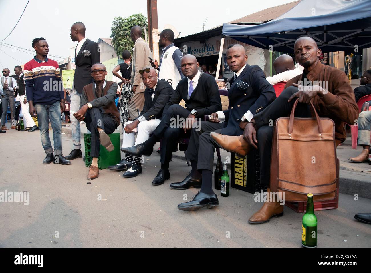 Sapeurs of congo hi-res stock photography and images - Alamy
