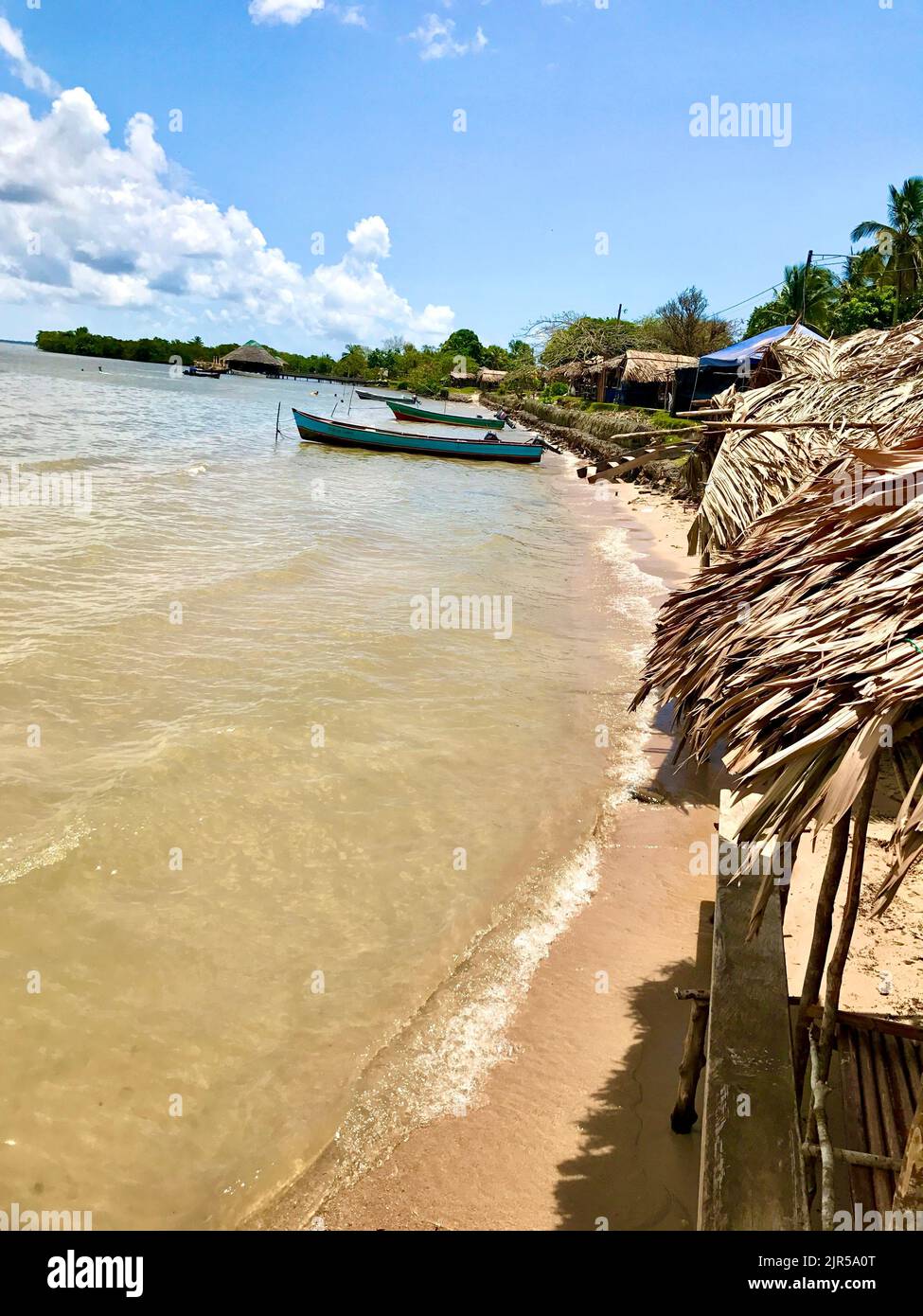Picture of a beach in Pearl Lagoon Nicaragua Stock Photo - Alamy