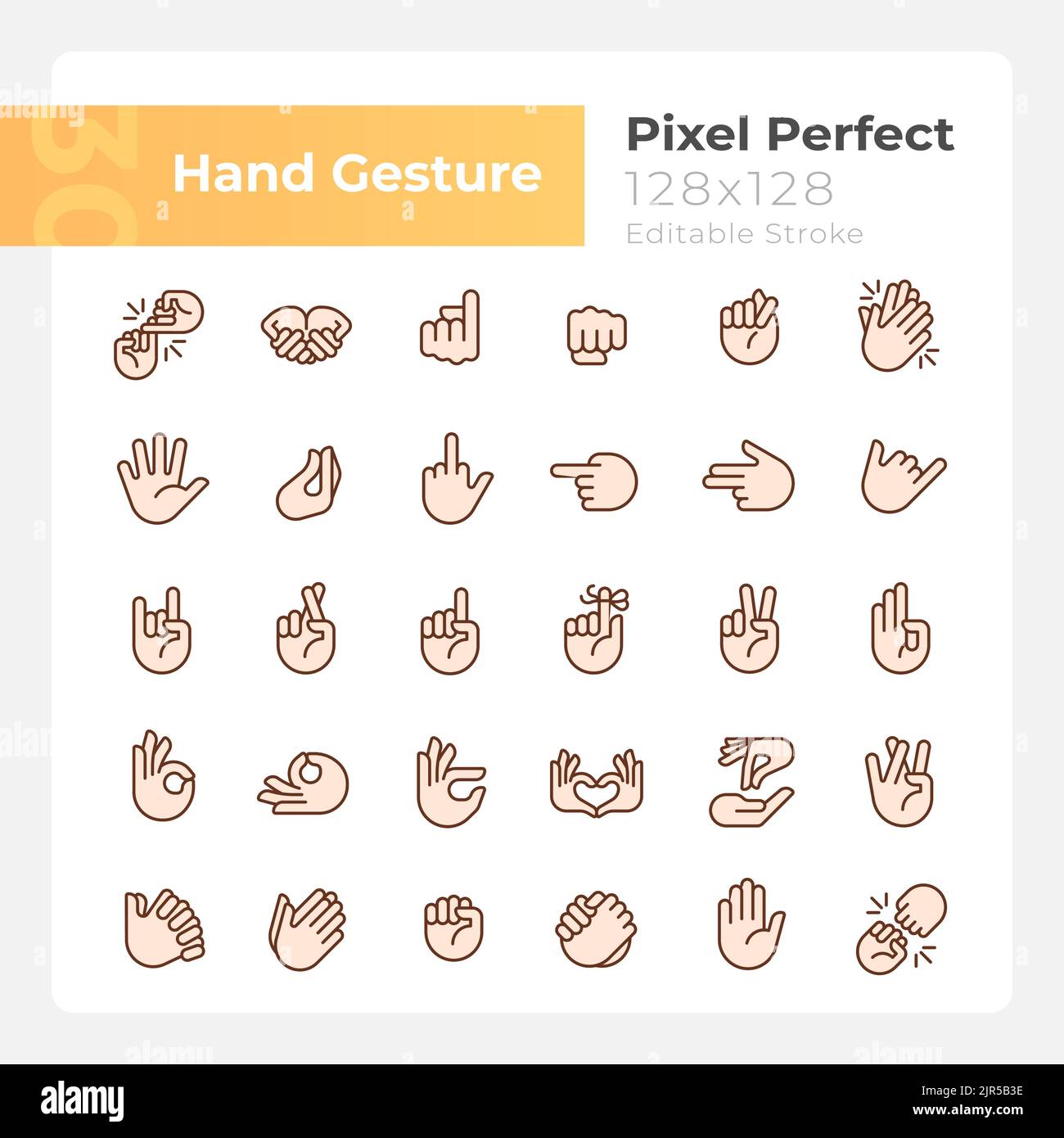 Interactive emoji hand set hi-res stock photography and images - Alamy