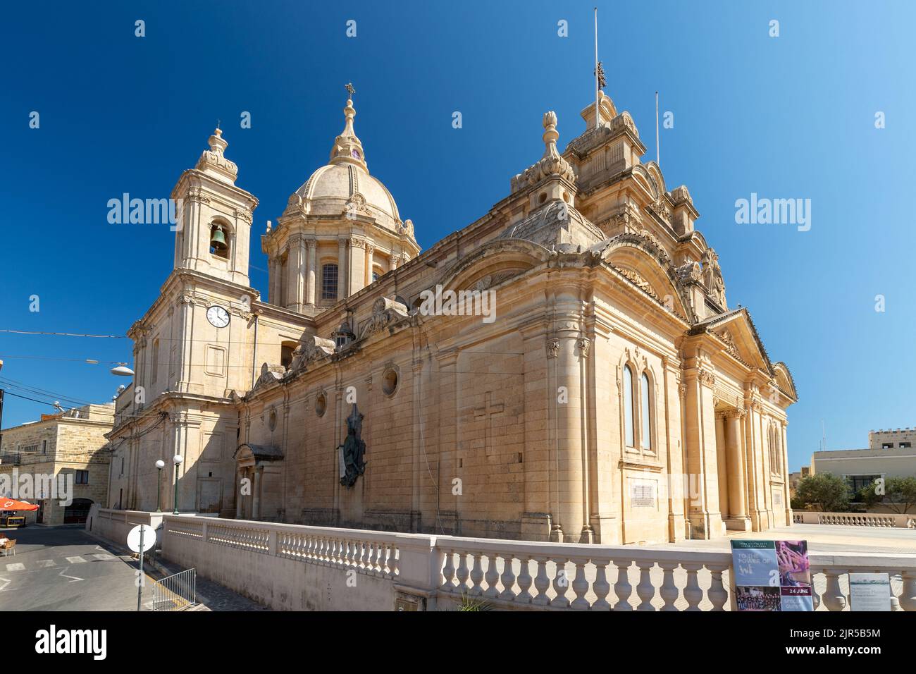 Basilica of St. Peter and St. Paul in the city, Nadur on Gozo Island ...