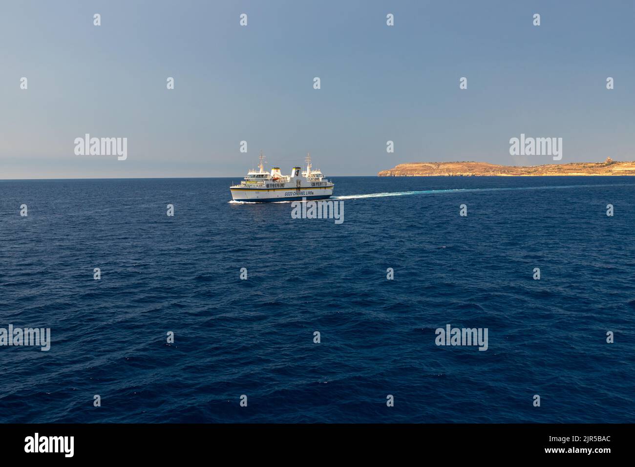 The Gozo Channel ferry which sails every half an hour between Malta and ...
