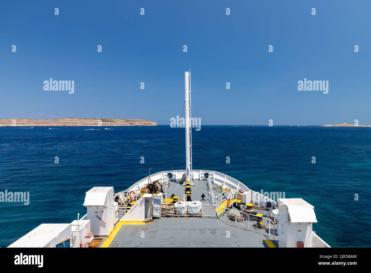 The Gozo Channel ferry which sails every half an hour between Malta and ...