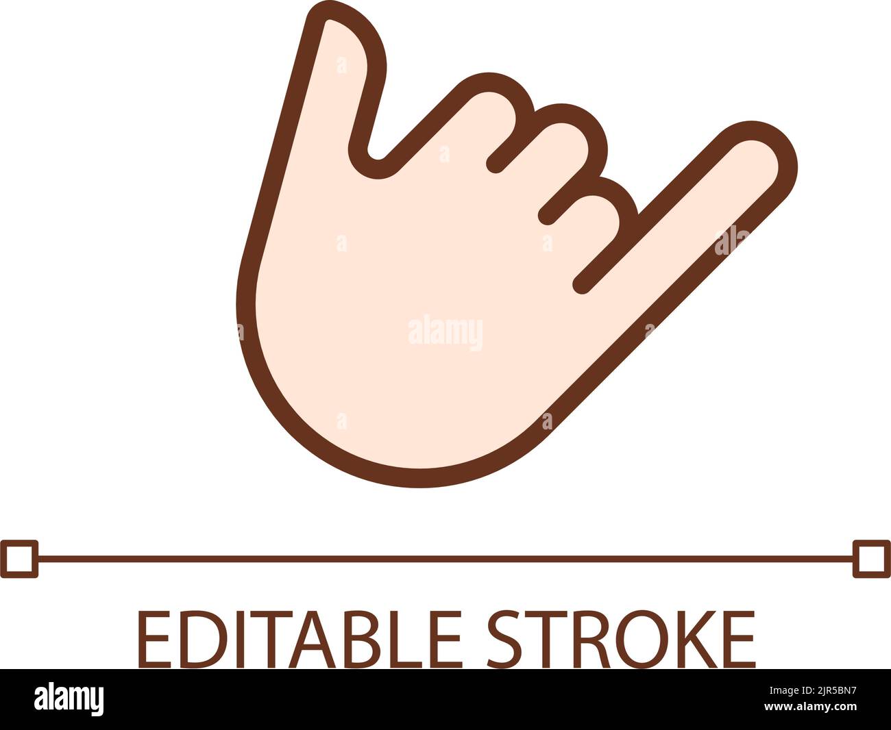 Non verbal communication sign language Stock Vector Images - Alamy