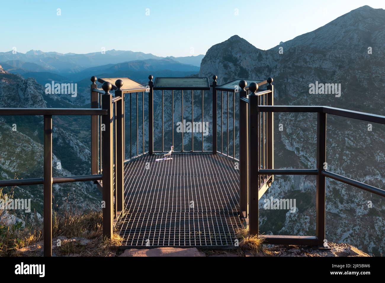 Santa Catalina lookout point, Cantabria in Spain Stock Photo - Alamy