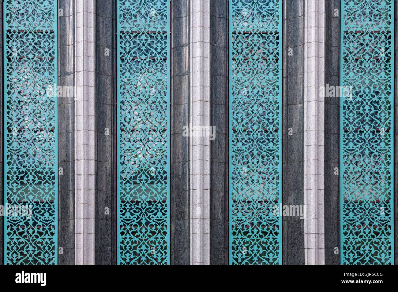 Background image - openwork lattice on the windows of the mosque Stock ...