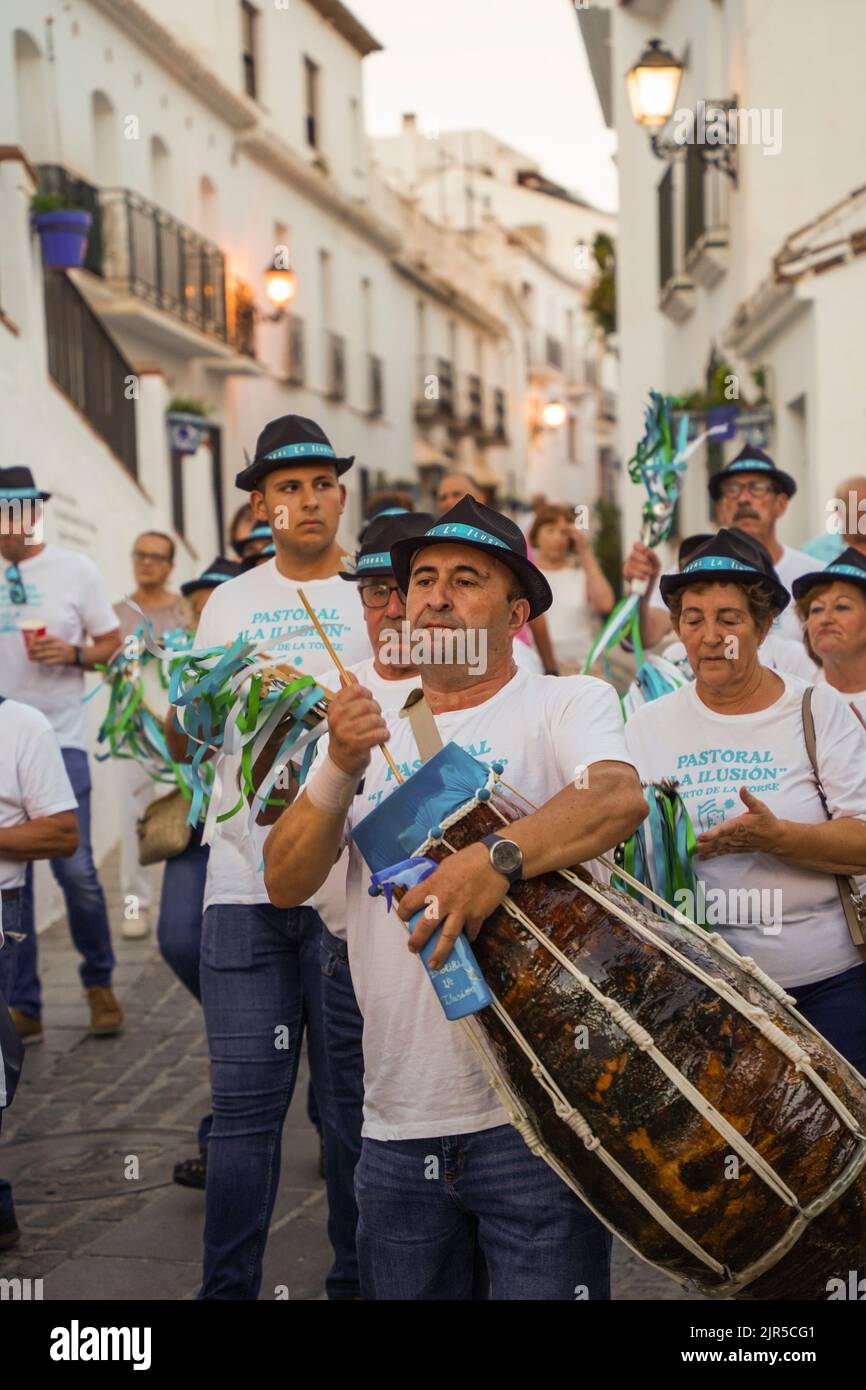 Groups of spanish Pastorales singing typical Christmas Carols, with ...